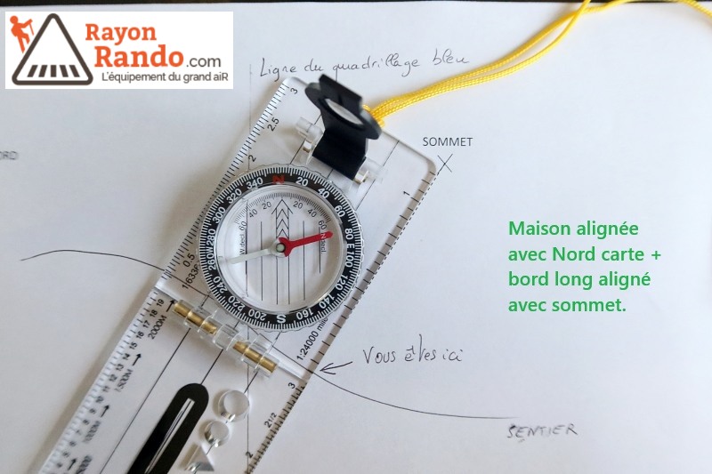 Comment utiliser une boussole en randonnée?